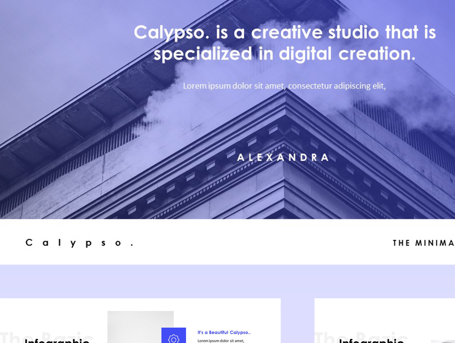 3812 时尚商务建筑摄影数据统计报告PPT+Keynote模板 Calypso Minimal Template _ 果觅网（gooodme）